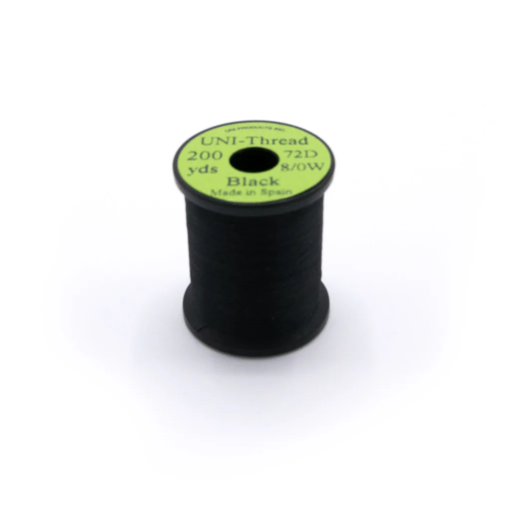 UNI-Thread 8/0 Black 72 denier | RiverPeopleGuides