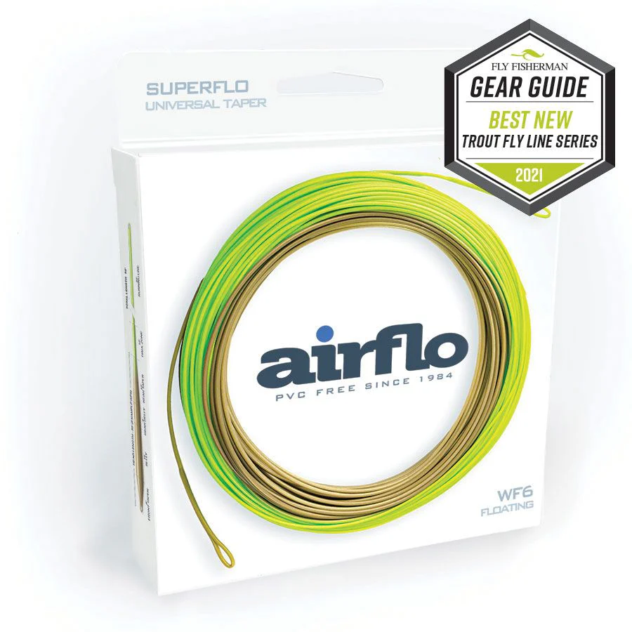 AIRFLO SUPERFLO UNIVERSAL TAPER WEIGHT FORWARD FLOATING LINE WF-5F ...