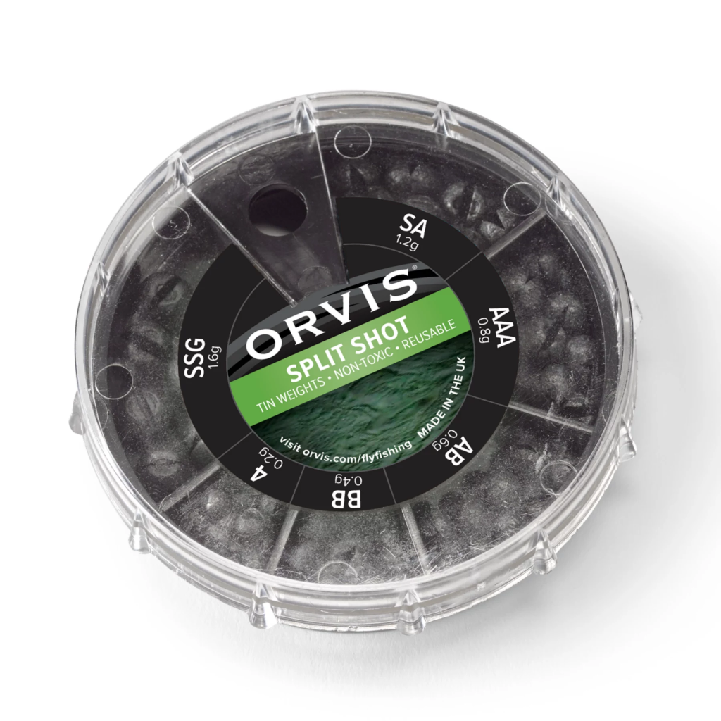 Orvis Non-Toxic Split Shot -Black- 6 Sizes | RiverPeopleGuides